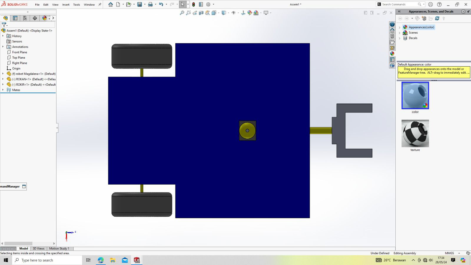 Pamer.in | Robot transporter line follower Kelas Malam
