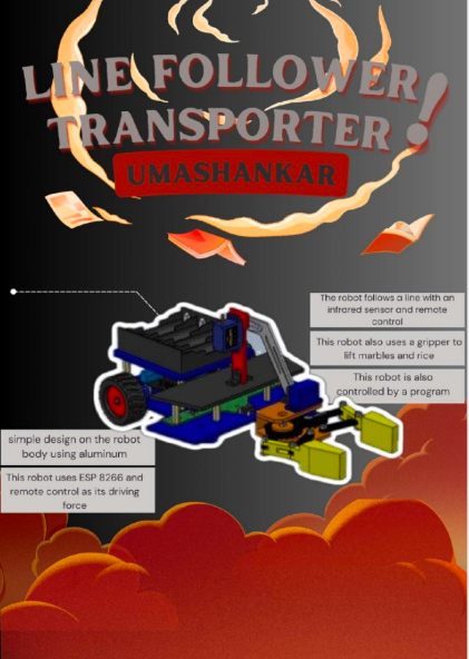 Pamer.in | Robot transporter line follower Kelas C