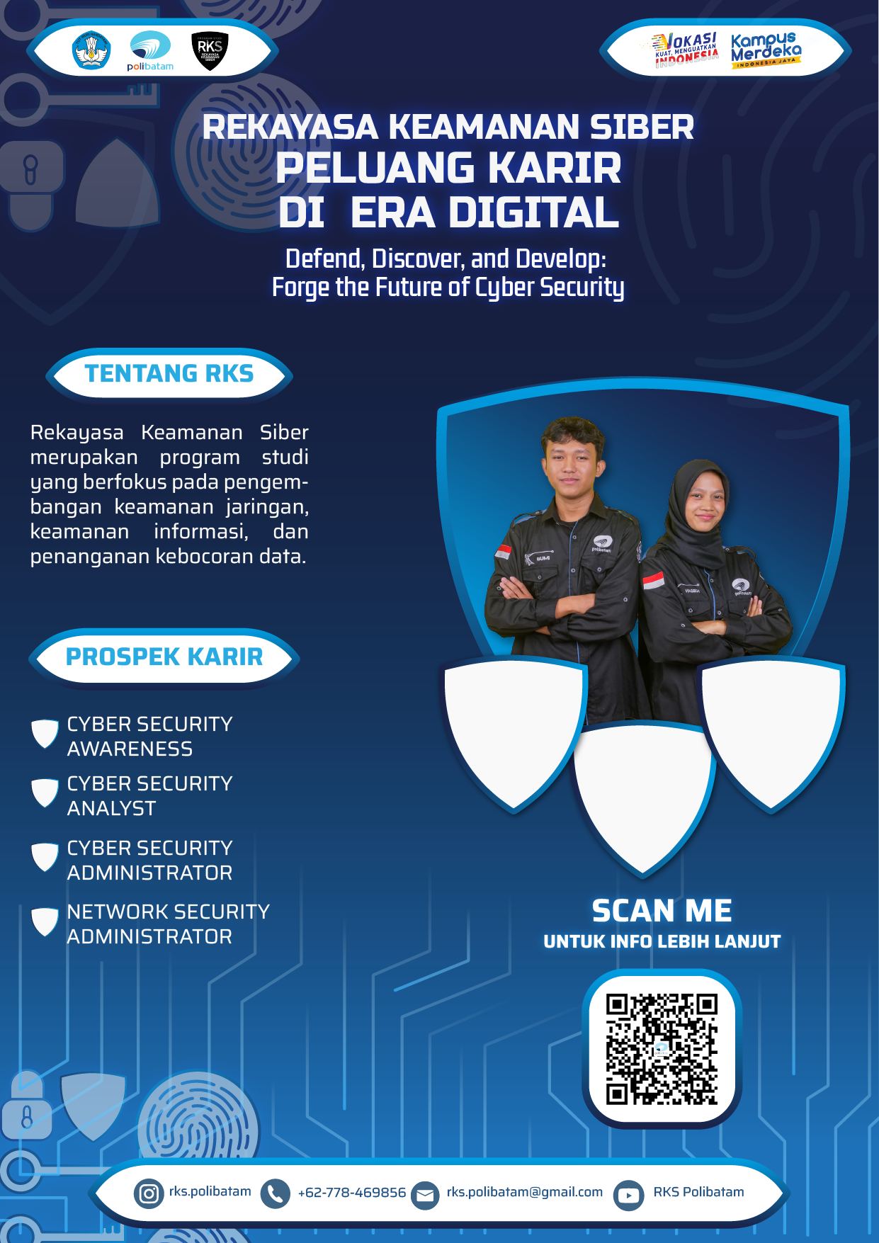 Pamer.in | Design Media Promosi Prodi Rekayasa Keamanan Siber