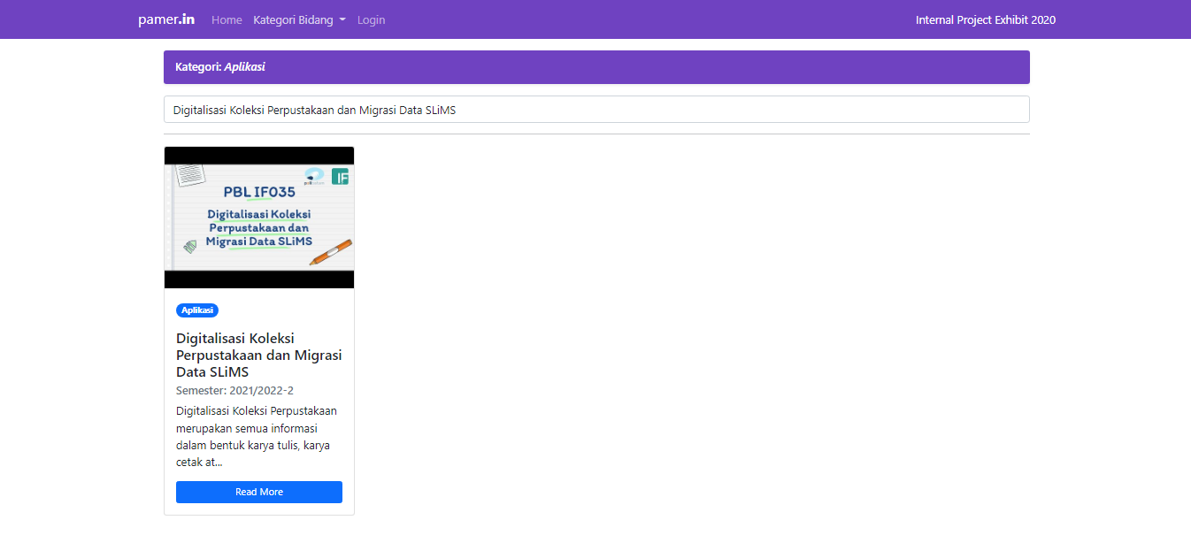 Pamer In Digitalisasi Koleksi Perpustakaan Dan Migrasi Data Slims