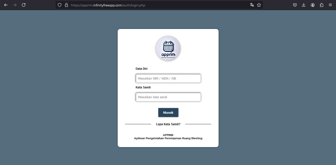 Pamer.in | Aplikasi Pengelolaan Peminjaman Ruang Meeting