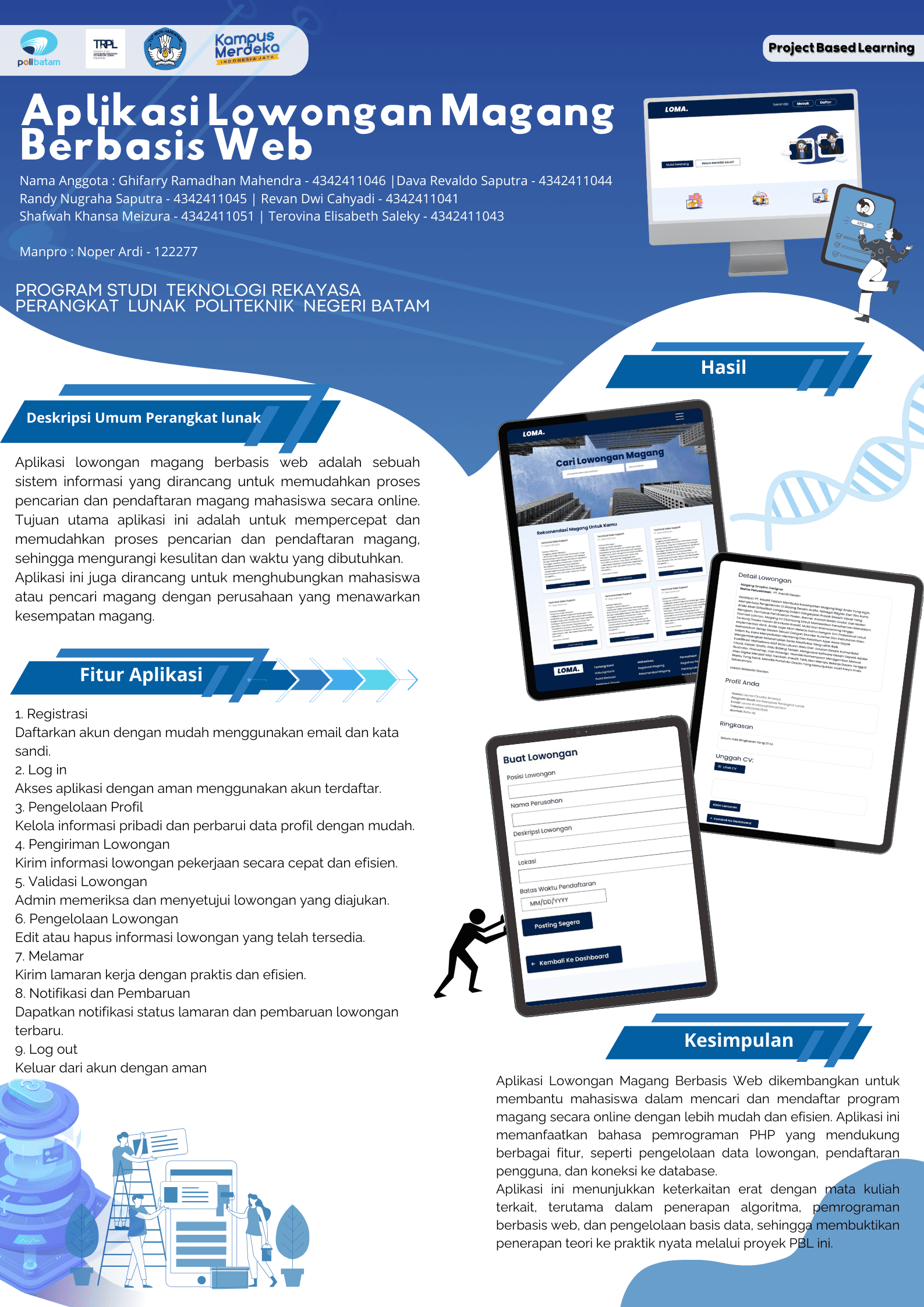 Pamer.in | Aplikasi Portofolio PBL Mahasiswa Polibatam