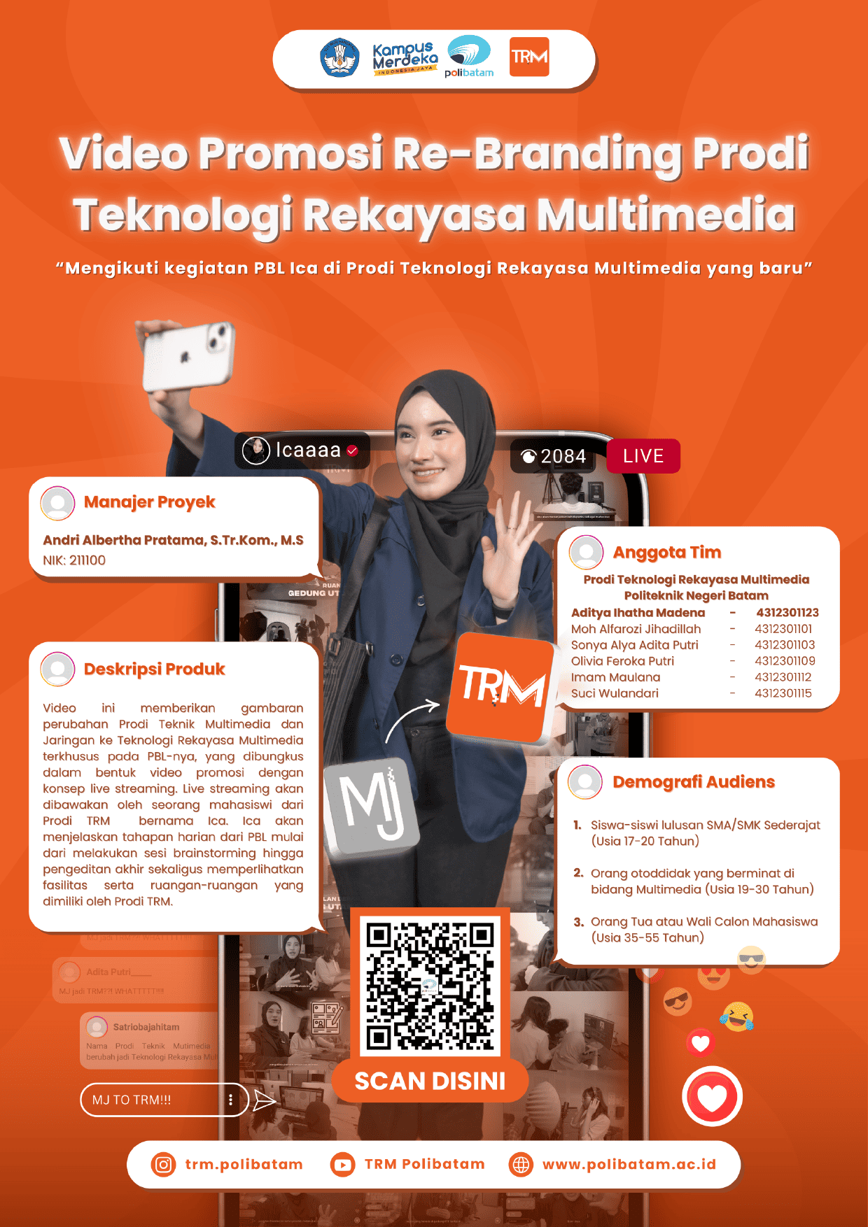 Pamer.in | Video Promosi Re-Branding Prodi Teknologi Rekayasa Multimedia