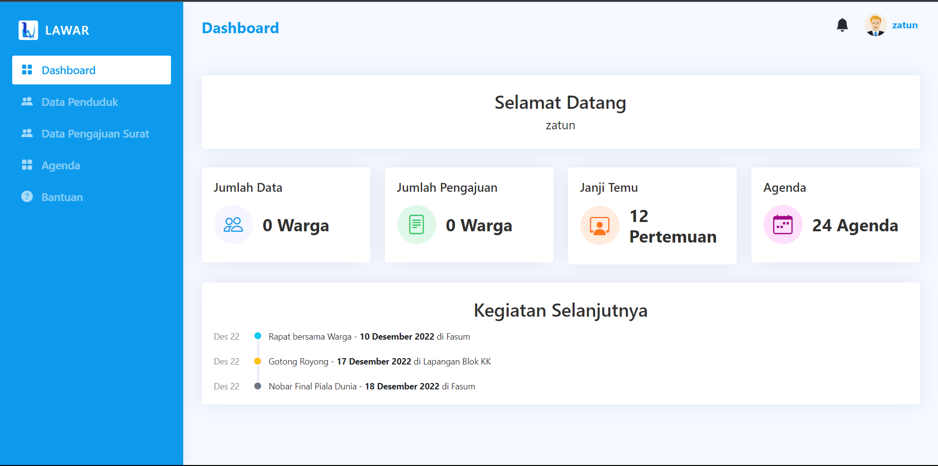 Pamer.in | Aplikasi Web Layanan Warga