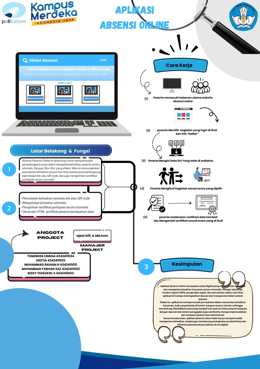 Pamer.in | Aplikasi Absensi Peserta Acara Online