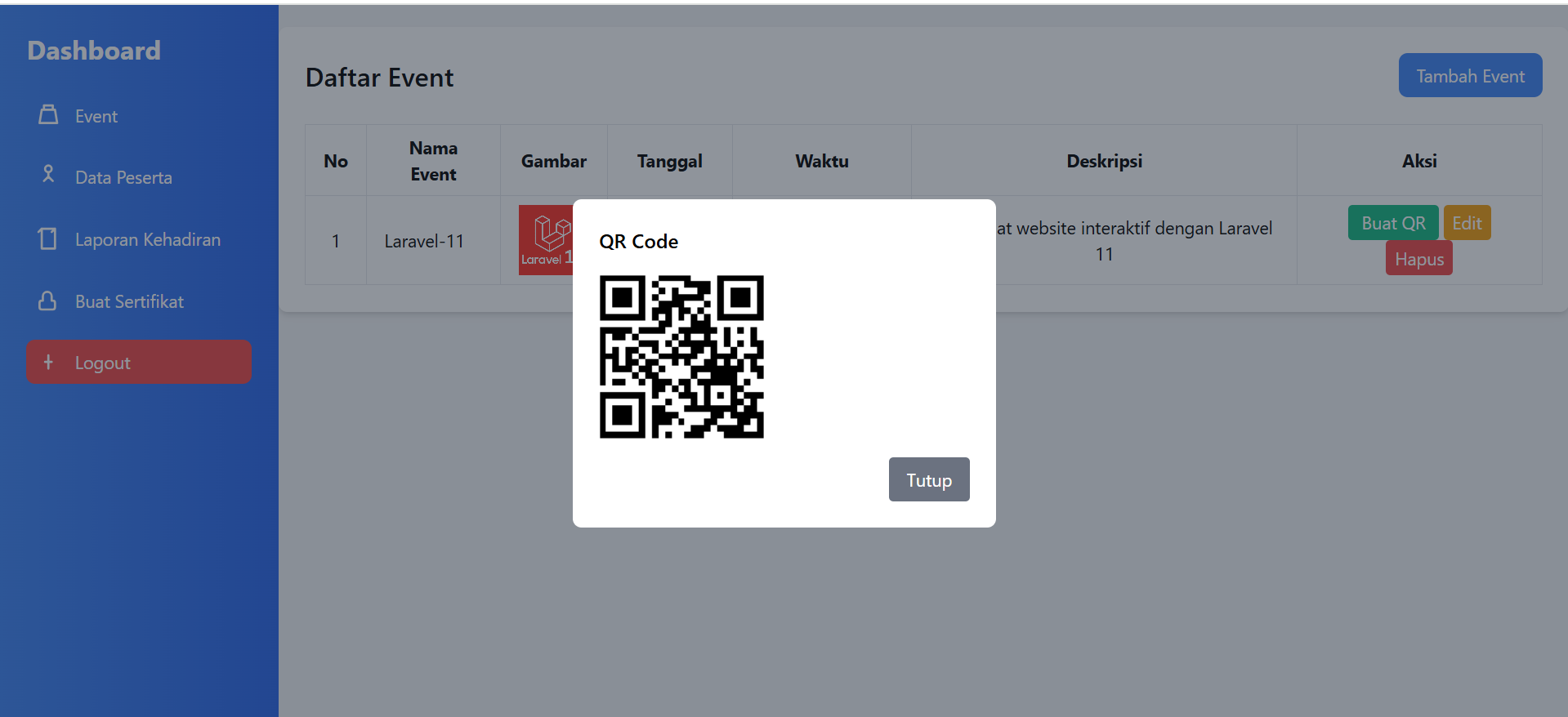 Pamer.in | Aplikasi Absensi Peserta Acara Online