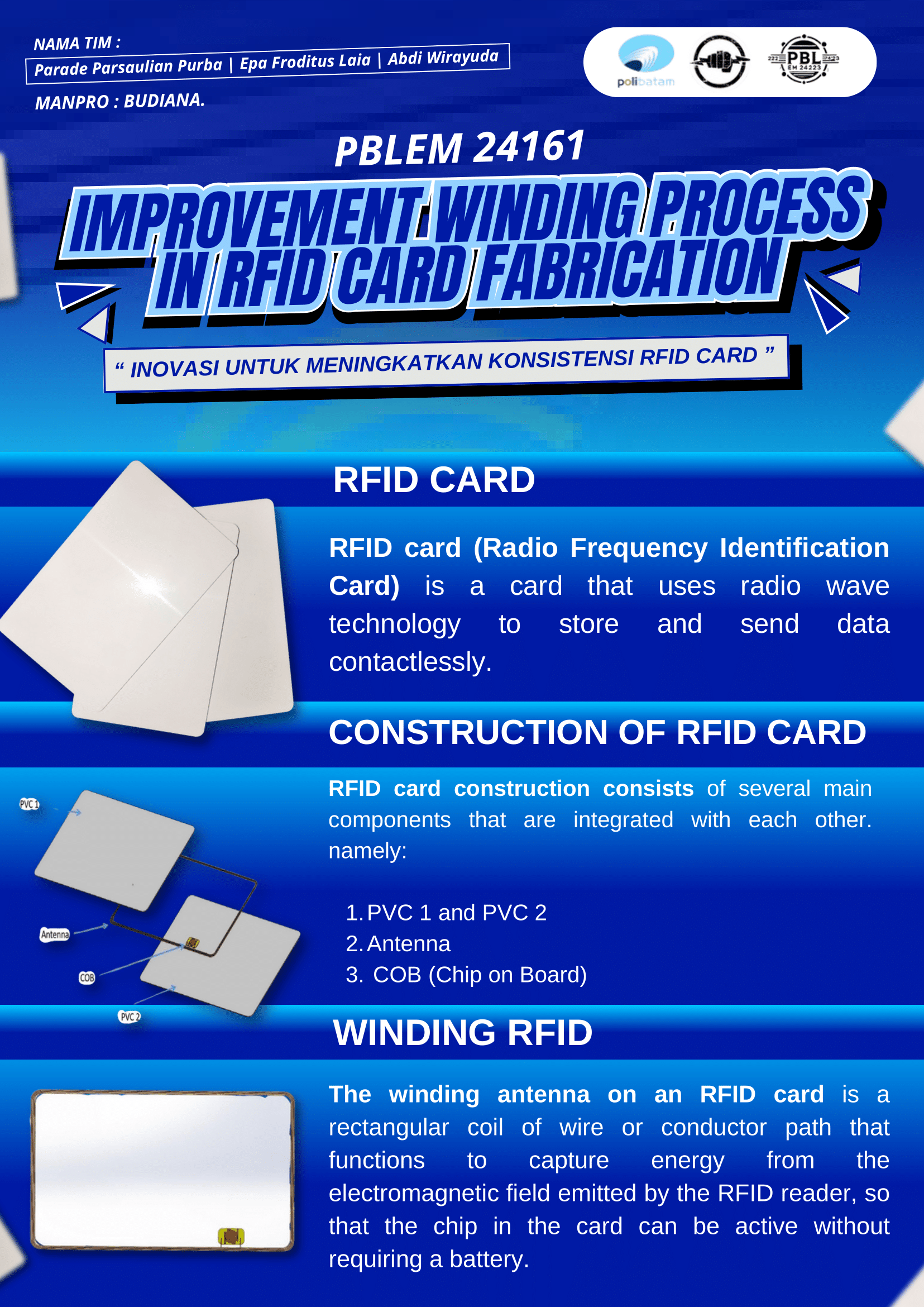 Pamer.in | Improvement winding process in RFID card fabrication