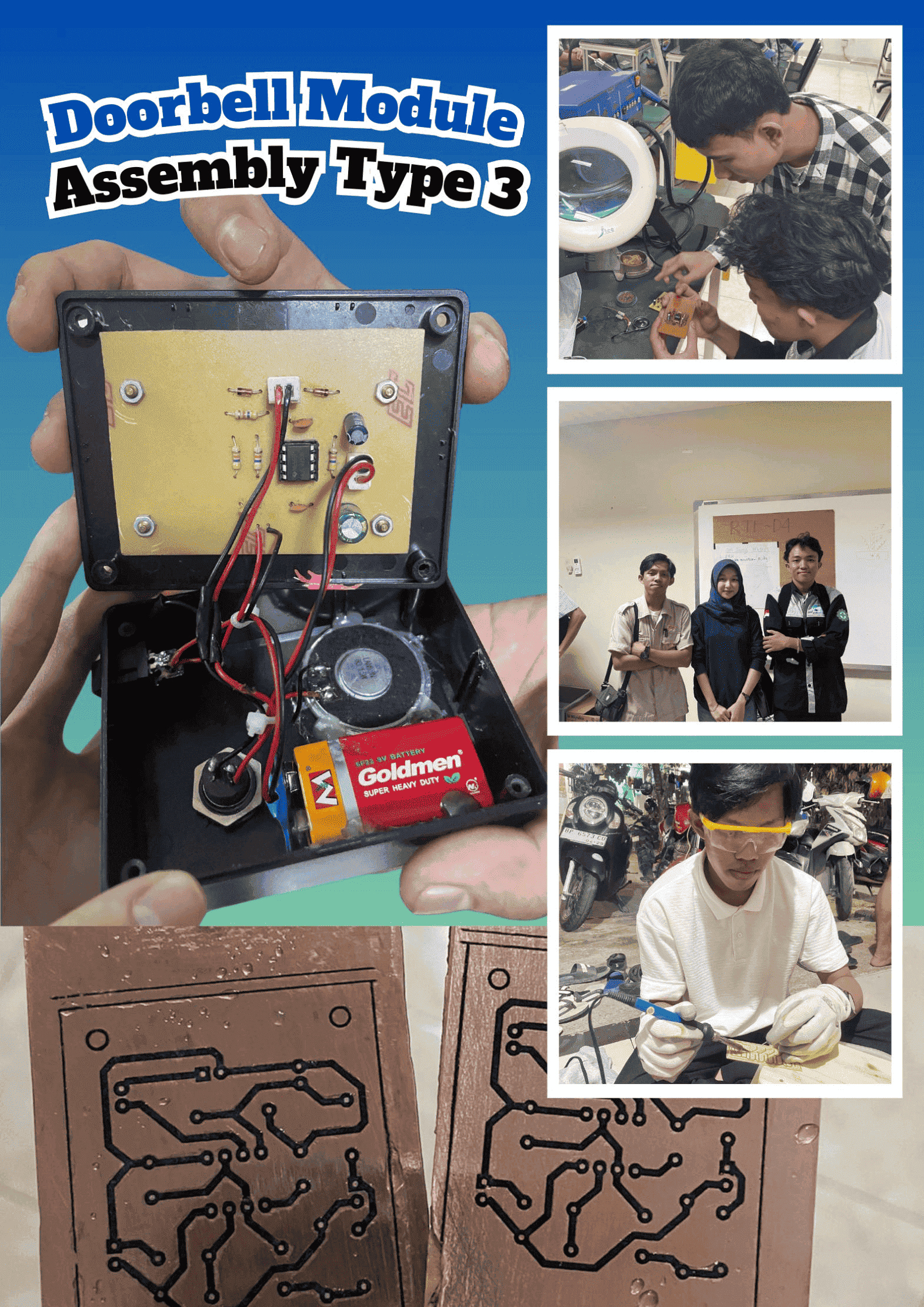 Pamer.in | Door Bell Module Assembly Type 3