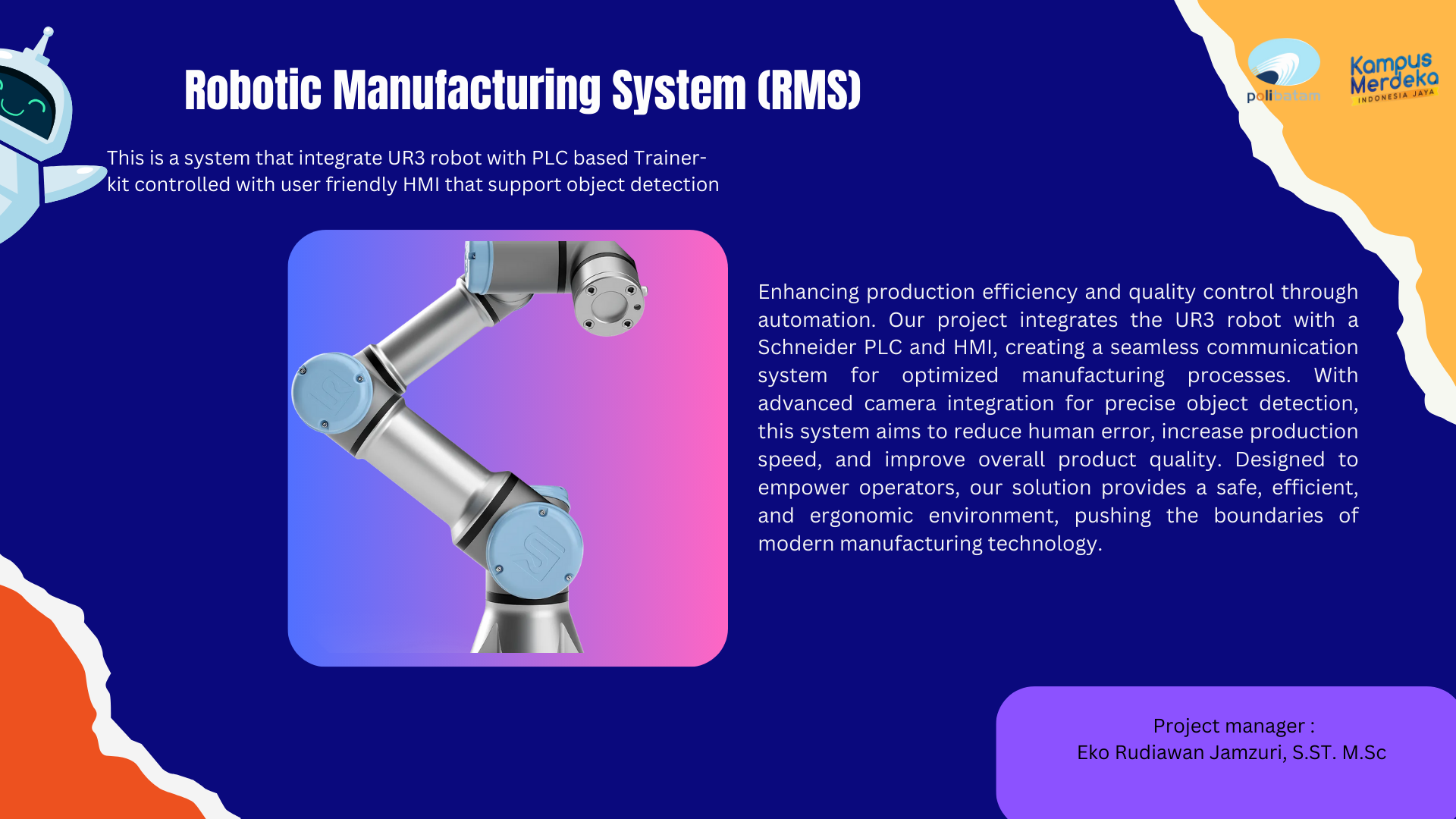 Pamer.in | Robotic Manufacturing System (RMS)