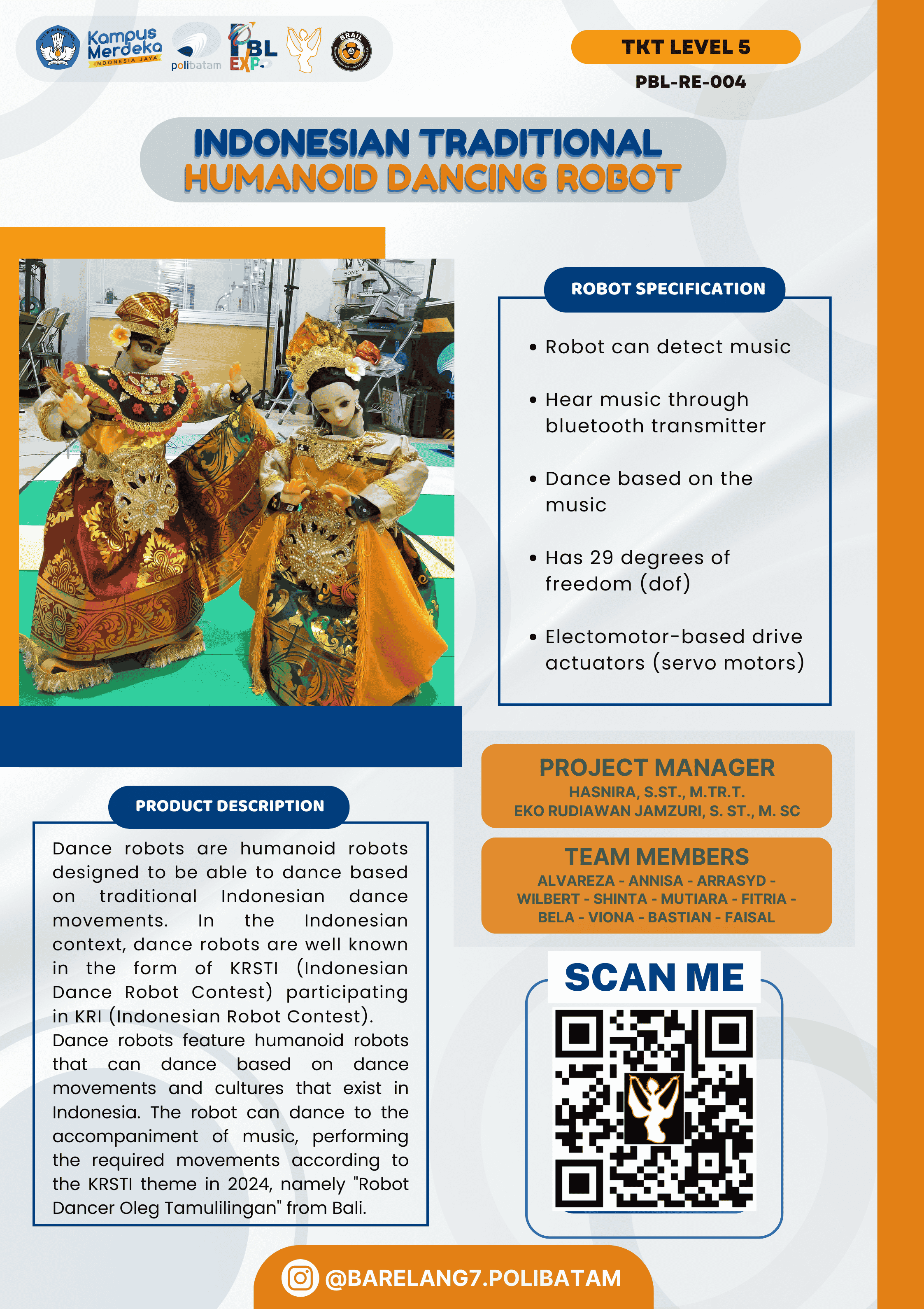 Pamer.in | Robot Seni Tari