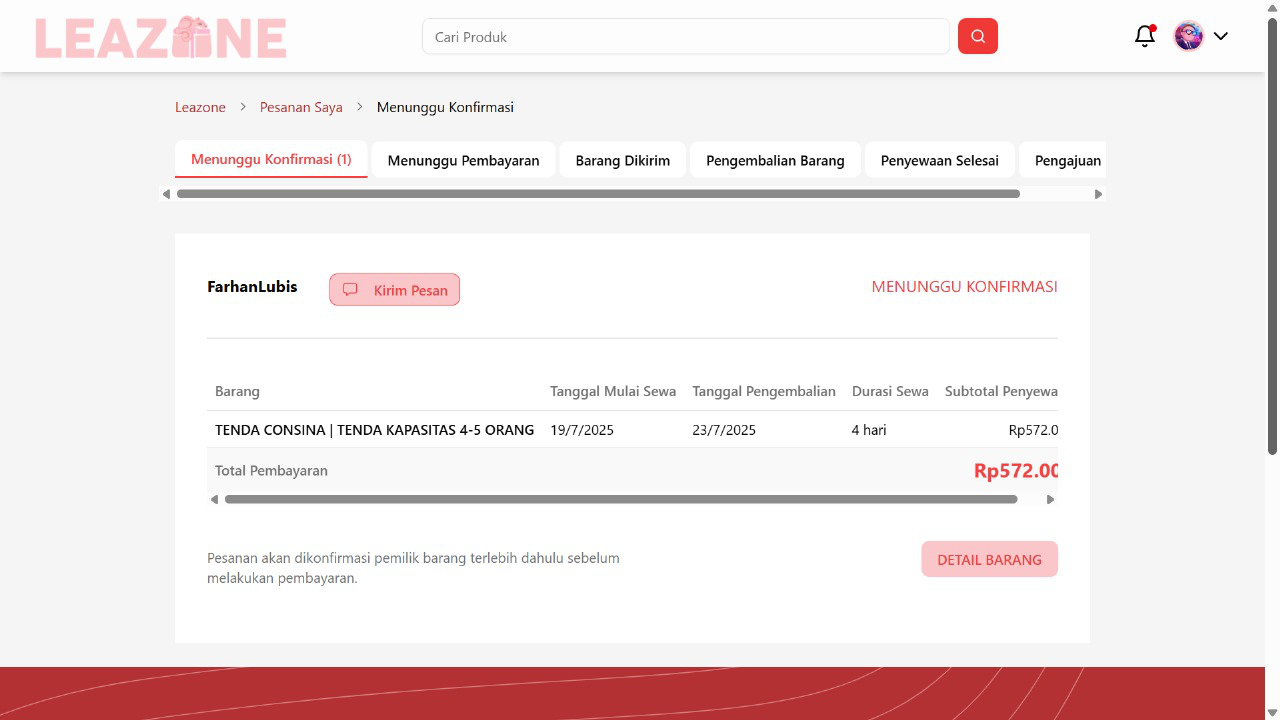 Pamer.in | Aplikasi Penyewaan Barang Sehari-Hari Berbasis Mobile di Batam