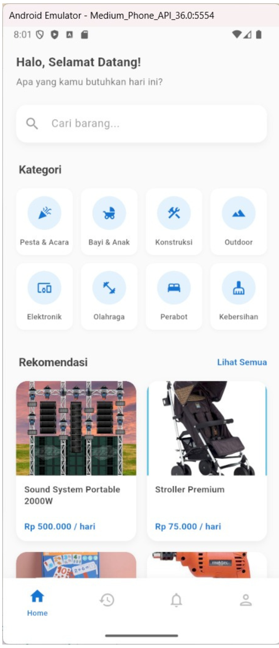 Pamer.in | Aplikasi Penyewaan Barang Sehari-Hari Berbasis Mobile di Batam