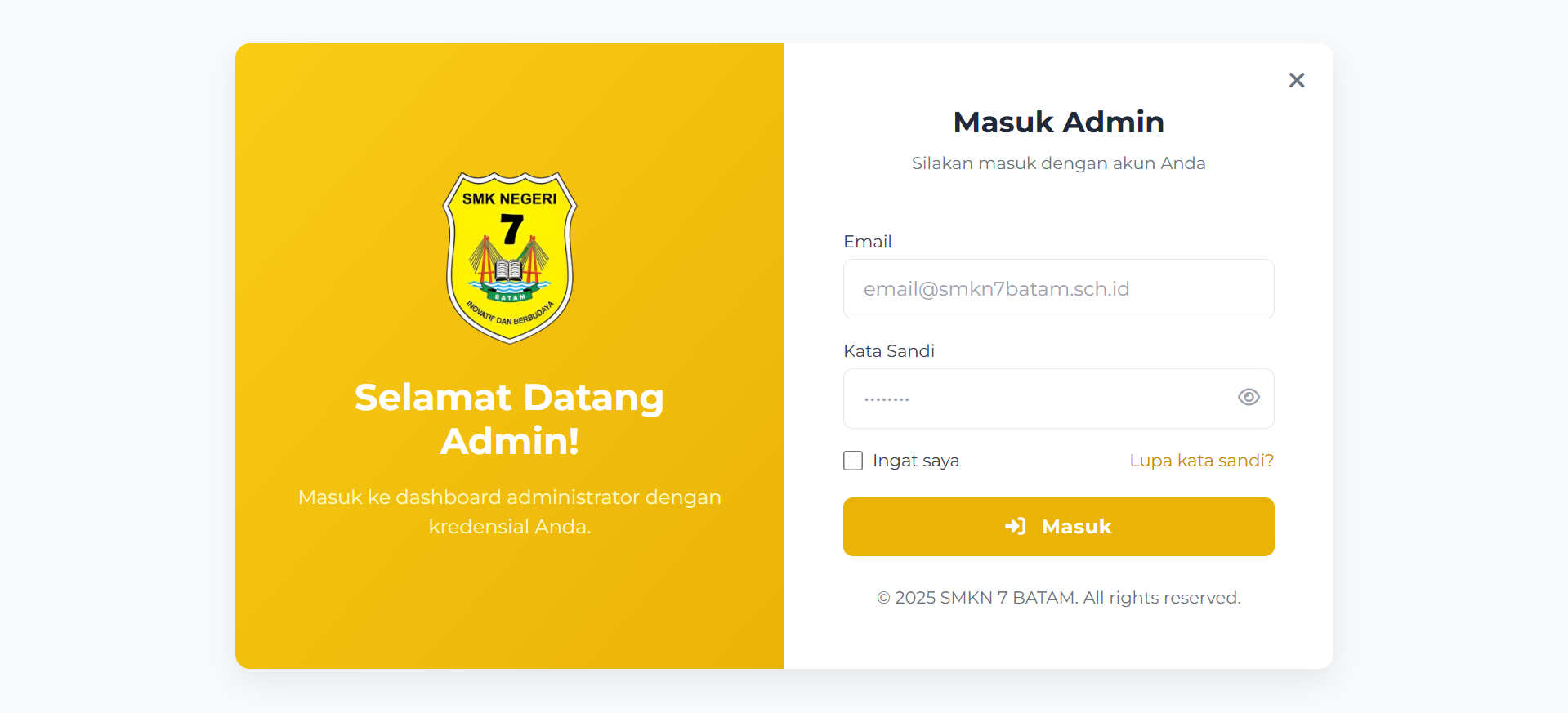 Pamer.in | Aplikasi Sikerma SMK PK