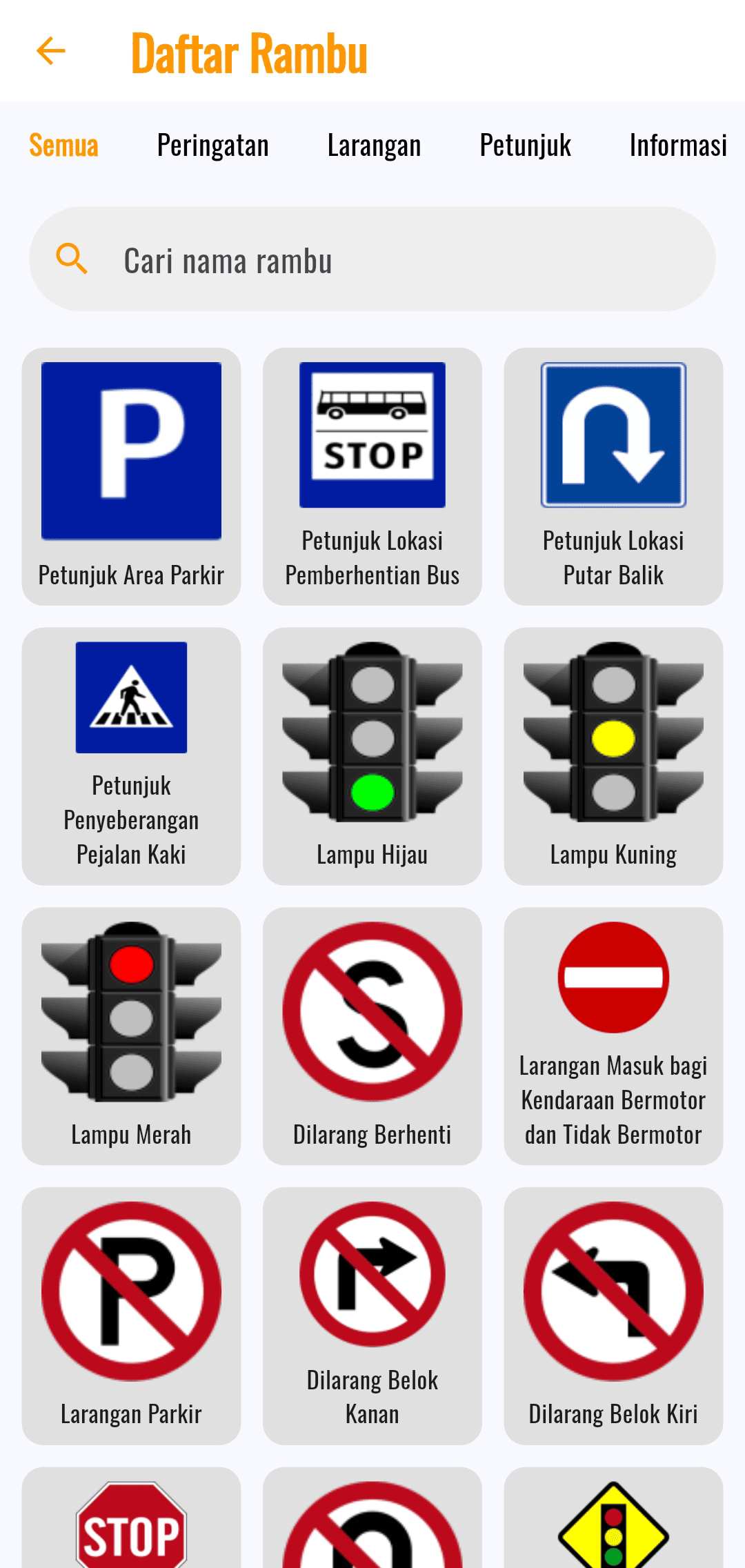 Pamer.in | RambuID: Aplikasi Pengenalan Rambu Jalan Raya Indonesia