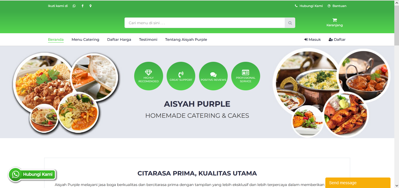 Pamer.in | Pembuatan Aplikasi Marketplace untuk usaha catering dengan ...