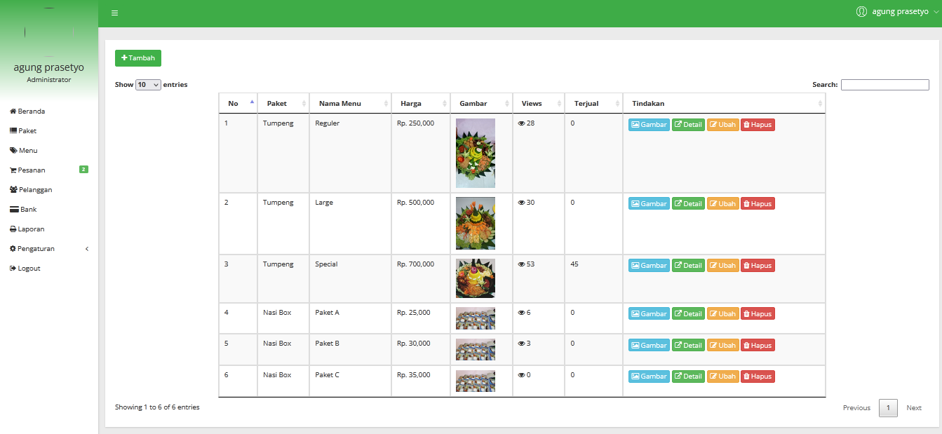 Pamer.in | Pembuatan Aplikasi Marketplace untuk usaha catering dengan ...