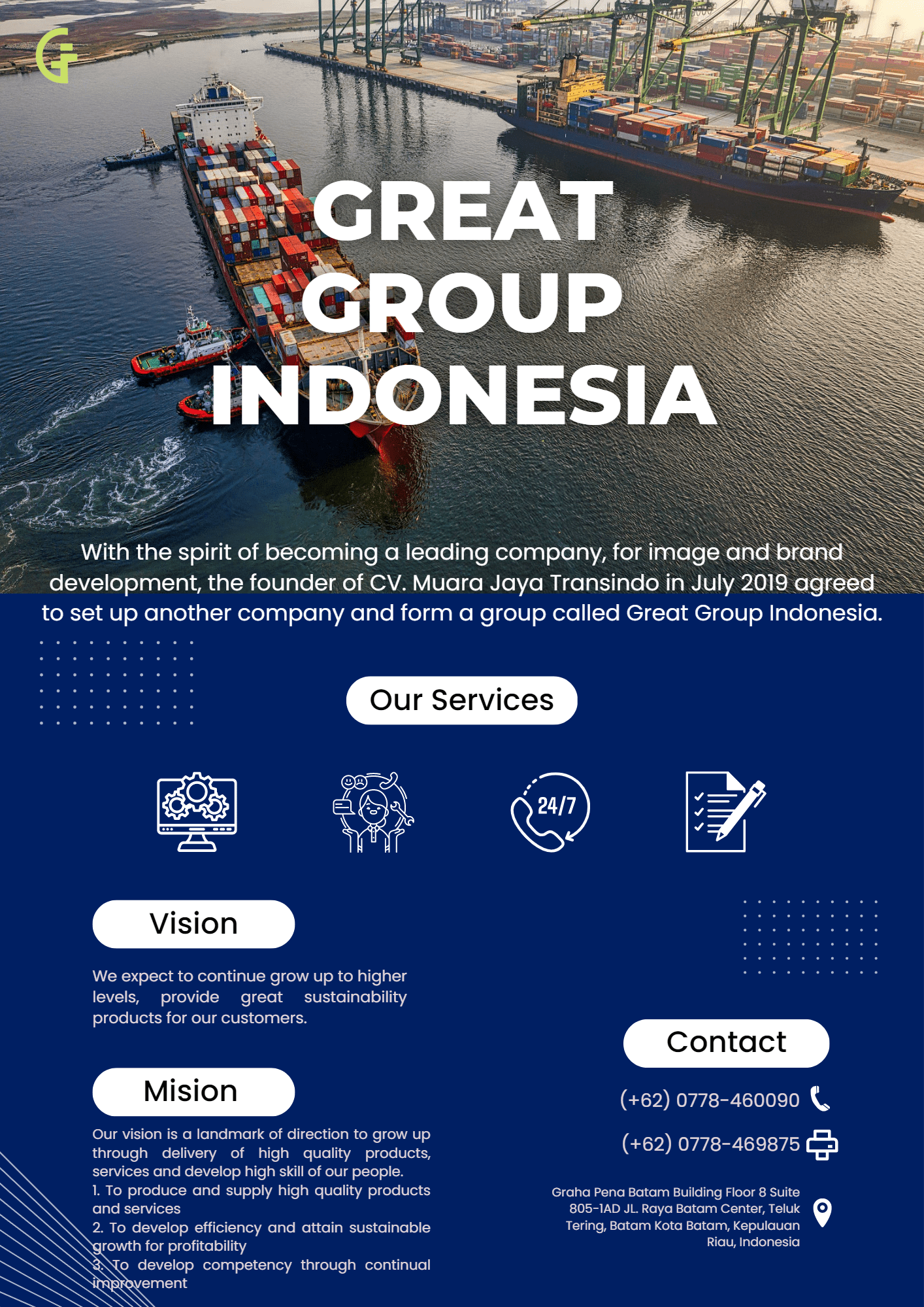 Pamer.in | Website Perusahaan Logistik dan Ekspor Impor - PBL IF Sem 2