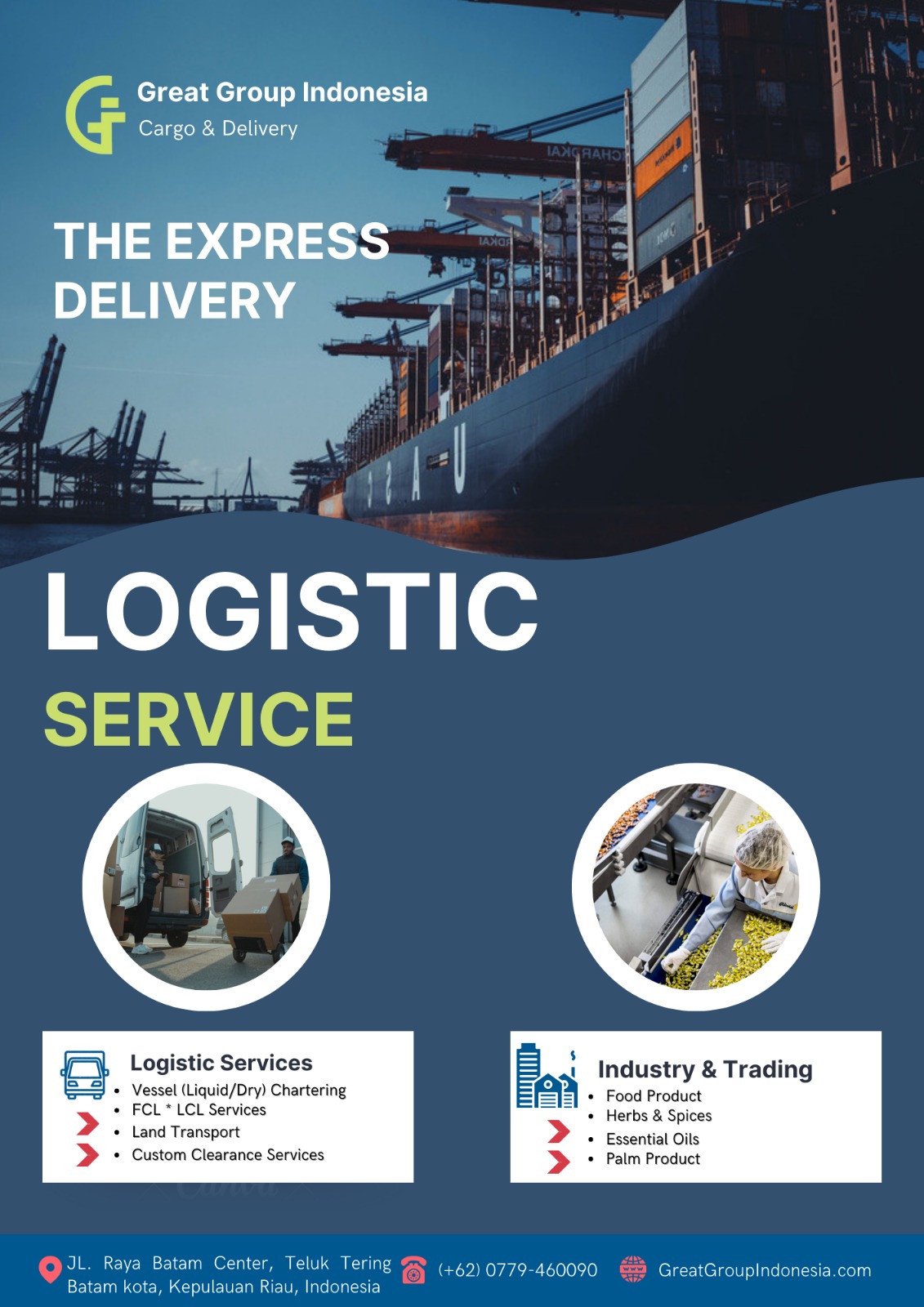 Pamer.in | Website Perusahaan Logistik dan Ekspor Impor - PBL IF Sem 2