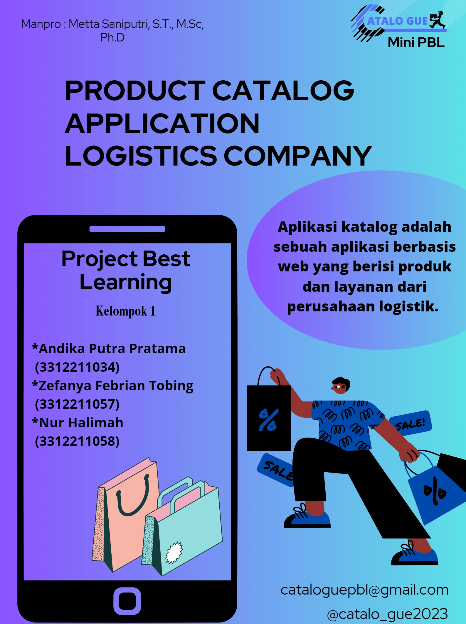 Pamer.in | Aplikasi Katalog Produk Perusahaan Logistik - PBL Sem 2 IF