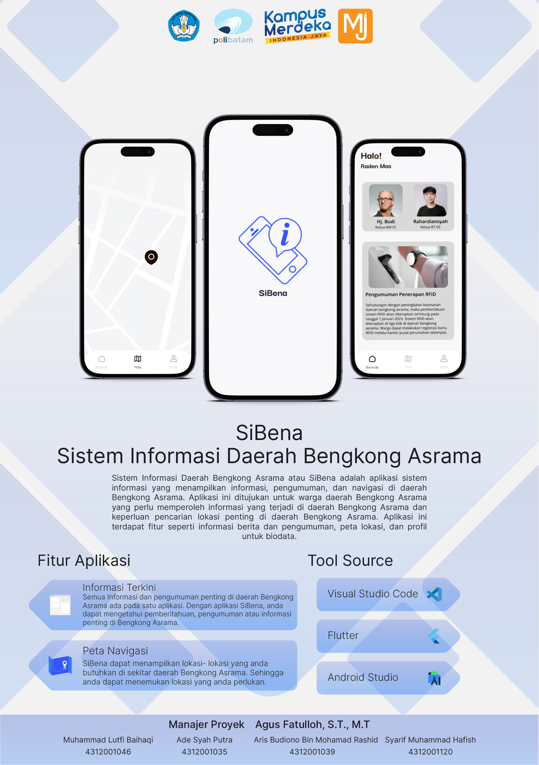 Pamer.in | Aplikasi Mobile Sistem Informasi Daerah Bengkong Asrama