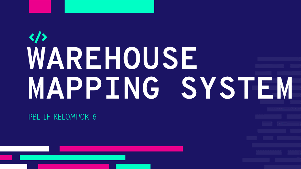 Pamer.in | Warehouse Mapping System