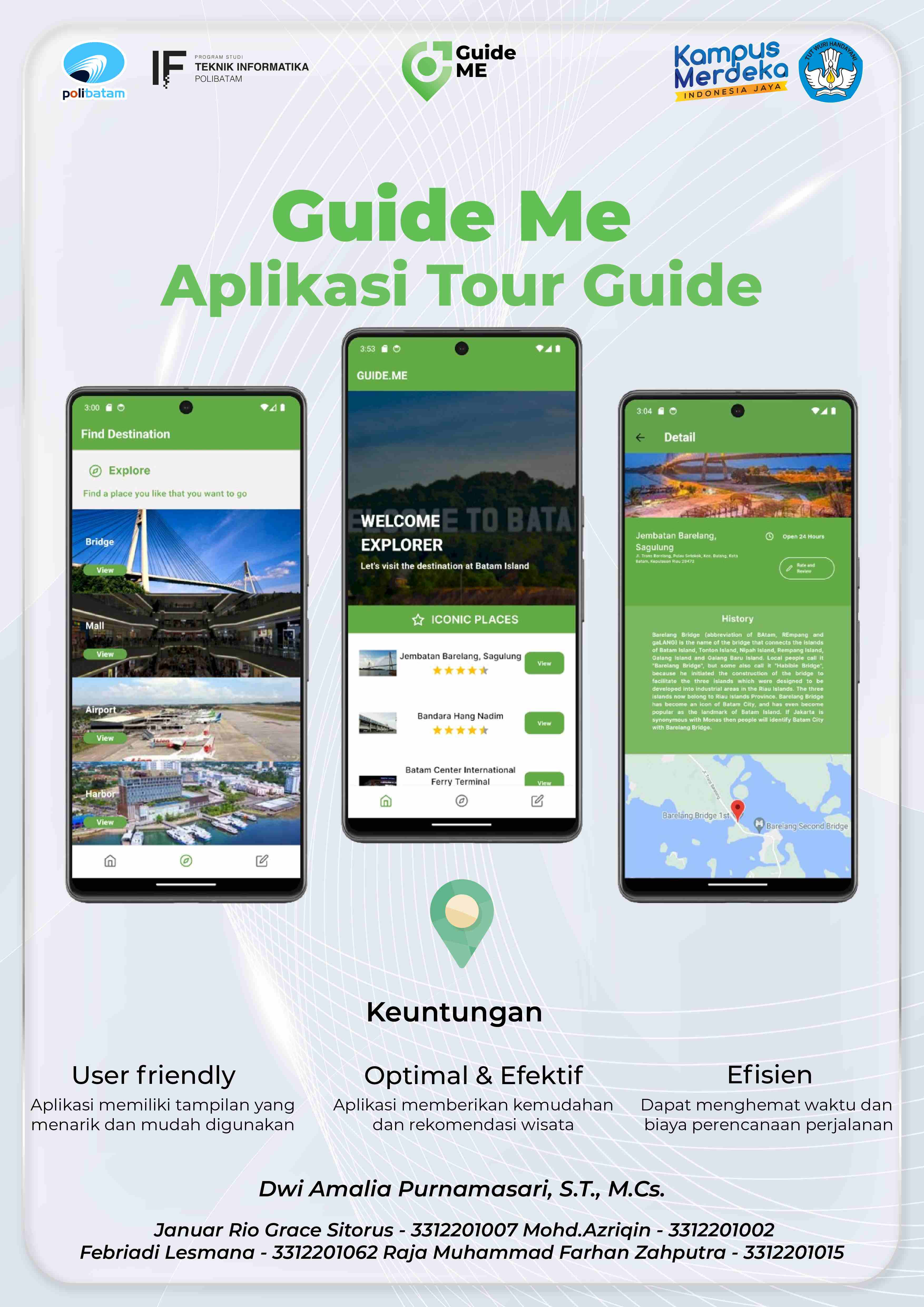 Pamer.in | Guide Me: Aplikasi Tour Guide